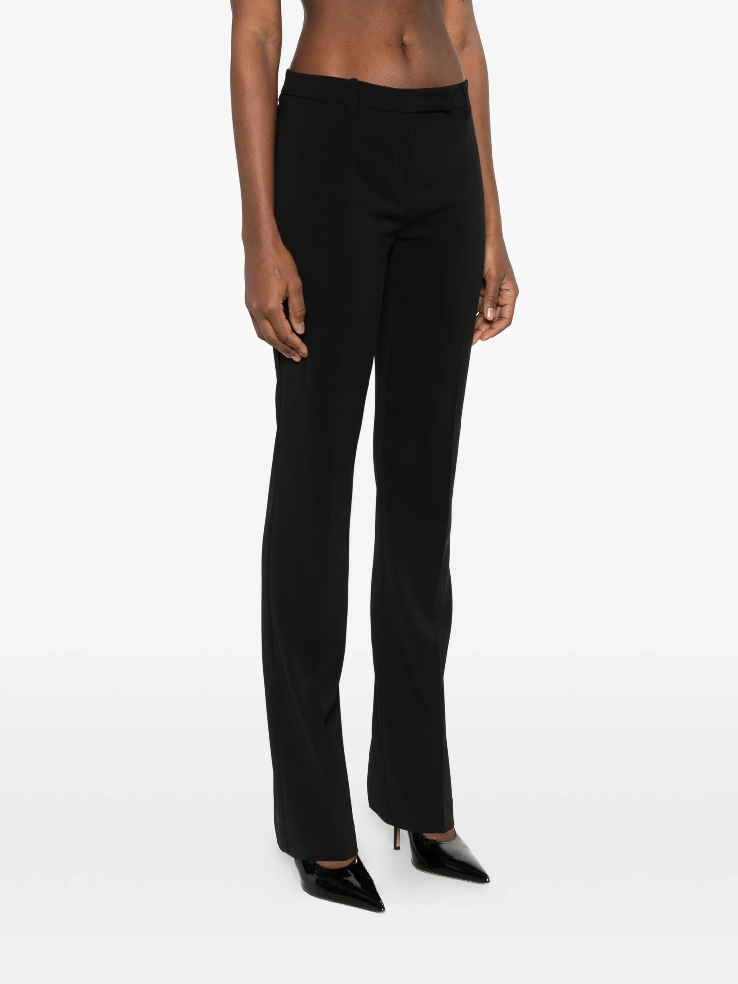 Брюки PATRIZIA PEPE Slim crepe trousers, размер 42 — фото 1