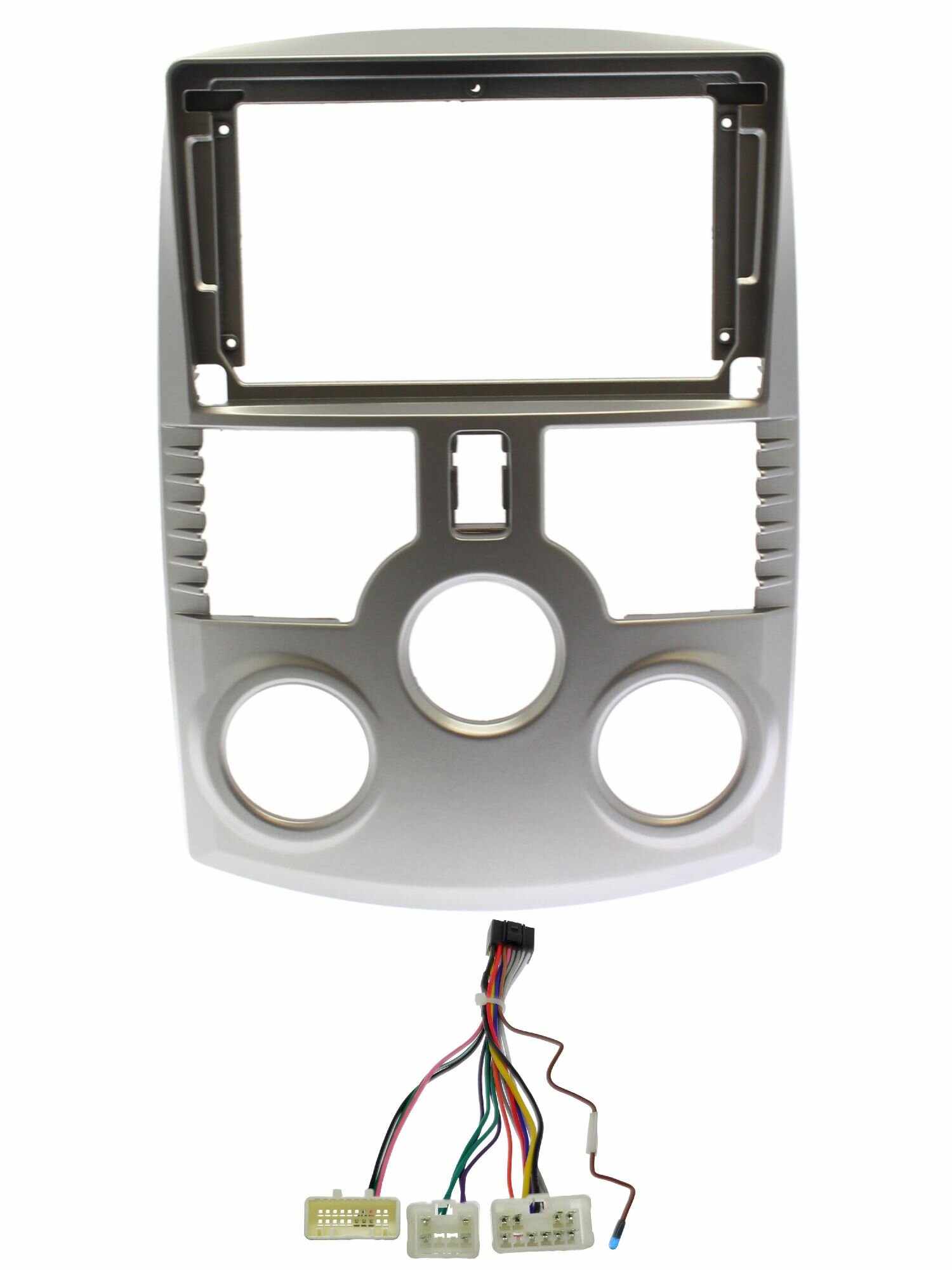 Рамка переходная Toyota Rush 2006 - 2016 + проводка для 9" магнитолы / Wide Media