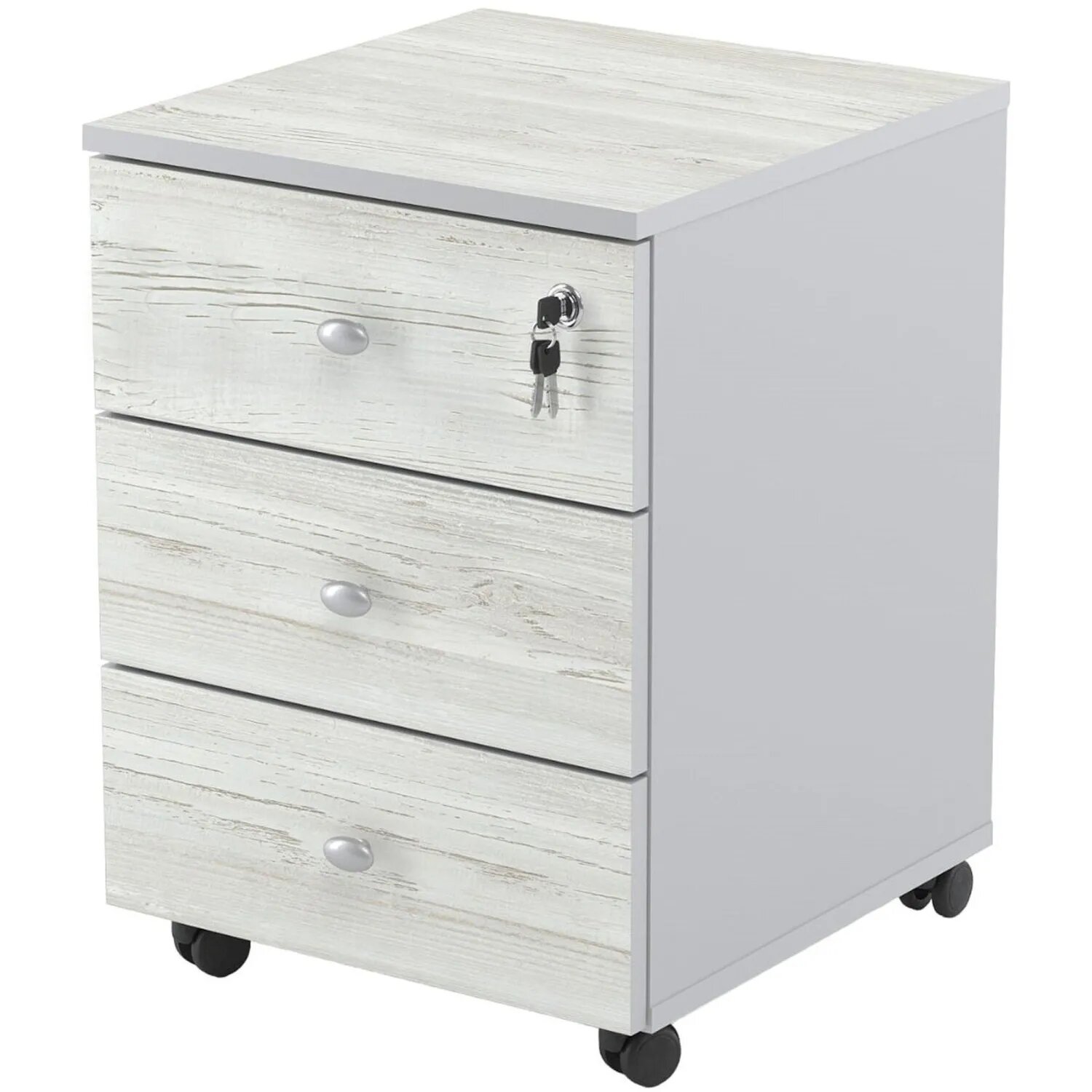 Тумба выкатная Easy Standard LT 16/16 (сосна/серый, 400x420x563 мм)