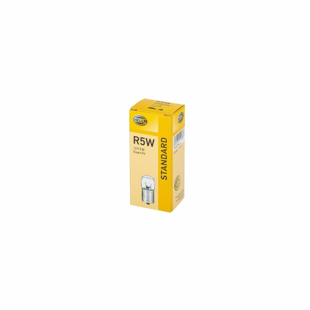 HELLA 8GA002071121 Лампа 12V R5W 5W 1 шт. картон