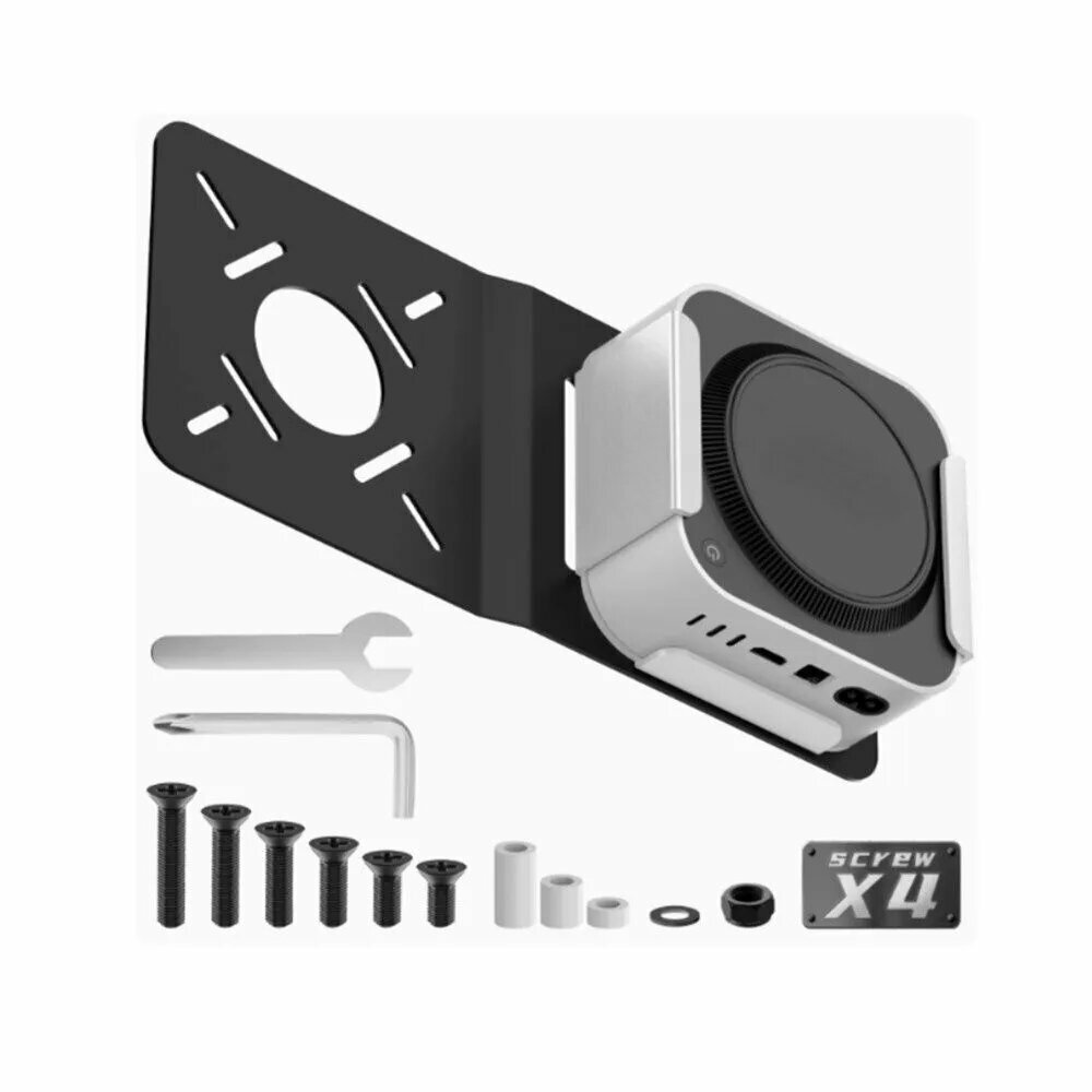 Кронштейн для отвода тепла 75*75/50*100 для Mac Mini M4, металлическая подставка для монитора из алюминиевого сплава, настенное крепление под столом