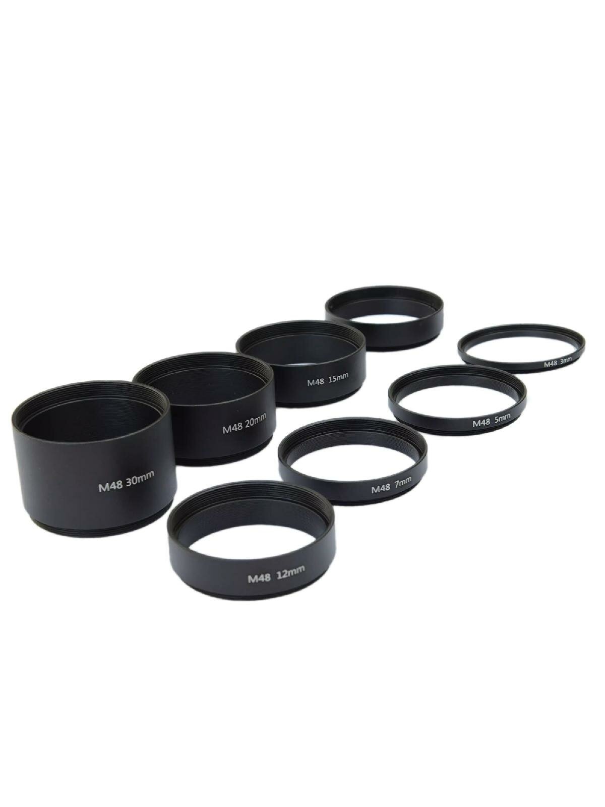 Комплекты удлинителей телескопа из сплава 8шт M48x0.75 для астрономической съемки