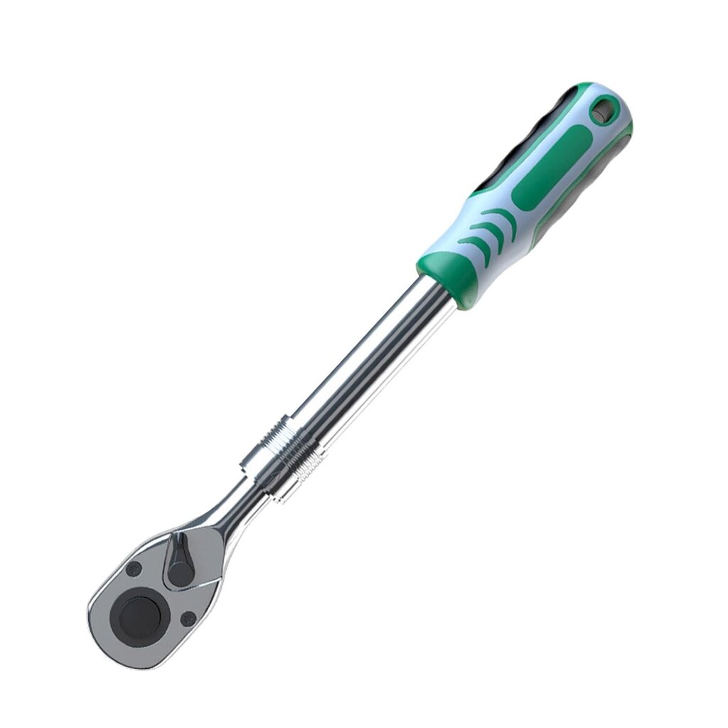 90 Зубчатый Храповой Ключ Выдвижная Ручка Стальной Механический Инструмент С Ограниченным Пространством Эргономичная Ручка Гаечного Ключа