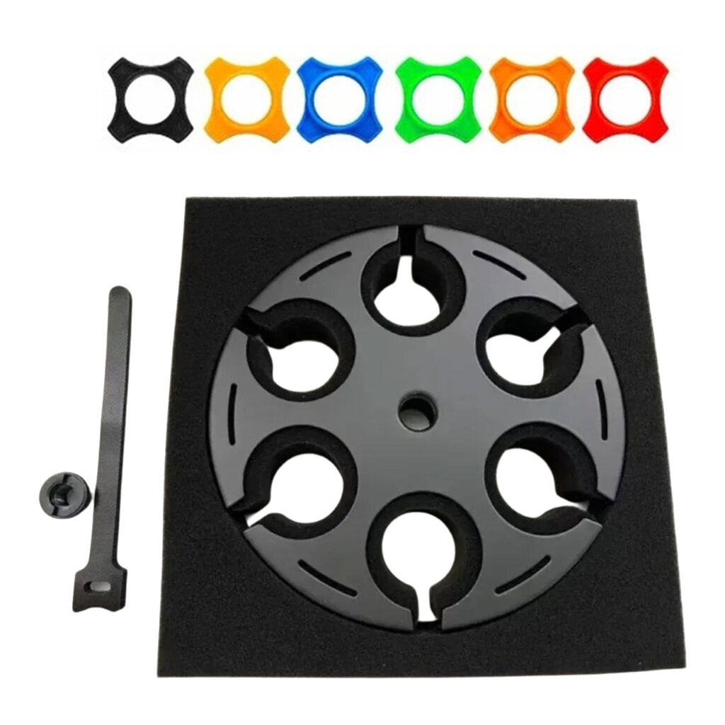 Multiple Hole Mics Storage Organizers With AntiShock Design Lightweight Space Saving Solution For Wireless Cord Microphones