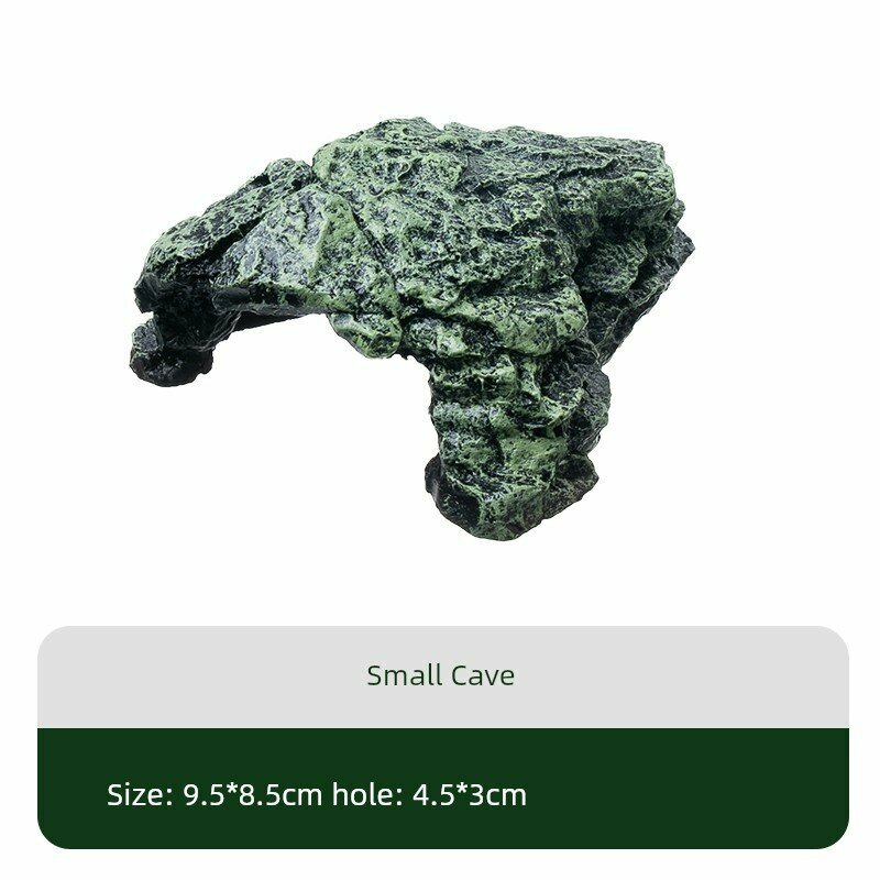 Декор для террариума для гекконов, ящериц и змей, пещера-убежище в виде черепа, товары для рептилий. маленькая пещера