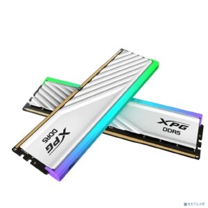 Оперативная память A-DATA Модуль памяти ADATA XPG Lancer Blade Gaming DDR5 Общий объём памяти 32Гб Module capacity 16Гб Количество 2 6000 МГц Радиатор Множитель частоты шины 30 1.35 В RGB белый AX5U6000C3016G-DTLABRWH