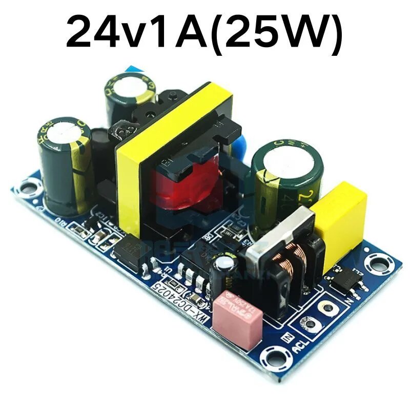 Изолированный импульсный источник питания 24В 1А 24Вт 25Вт (24v 1A 24W 25W) понижающий модуль AC DC