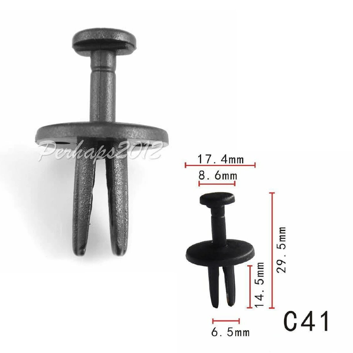 100x OEM для GM Chrysler 34201621 Зажимы для грязевой юбки переднего крыла, фиксатор подкрылки, заклепка для 81on 14019205 14019206 34201621