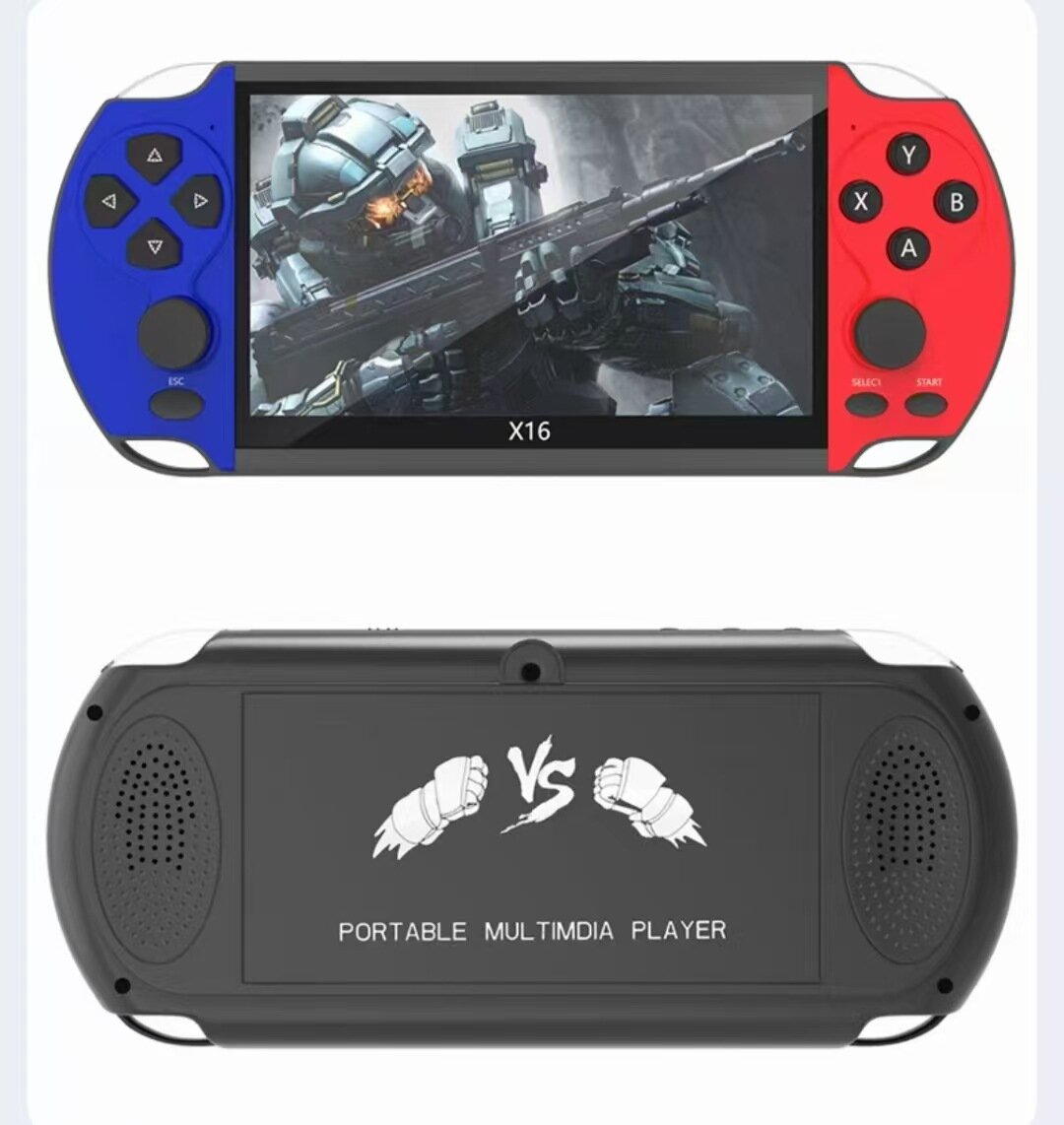 7inch Портативная игровая консоль HD с большим экраном, двойным джойстиком, ретро аркада, ностальгический классический эмулятор Switch2