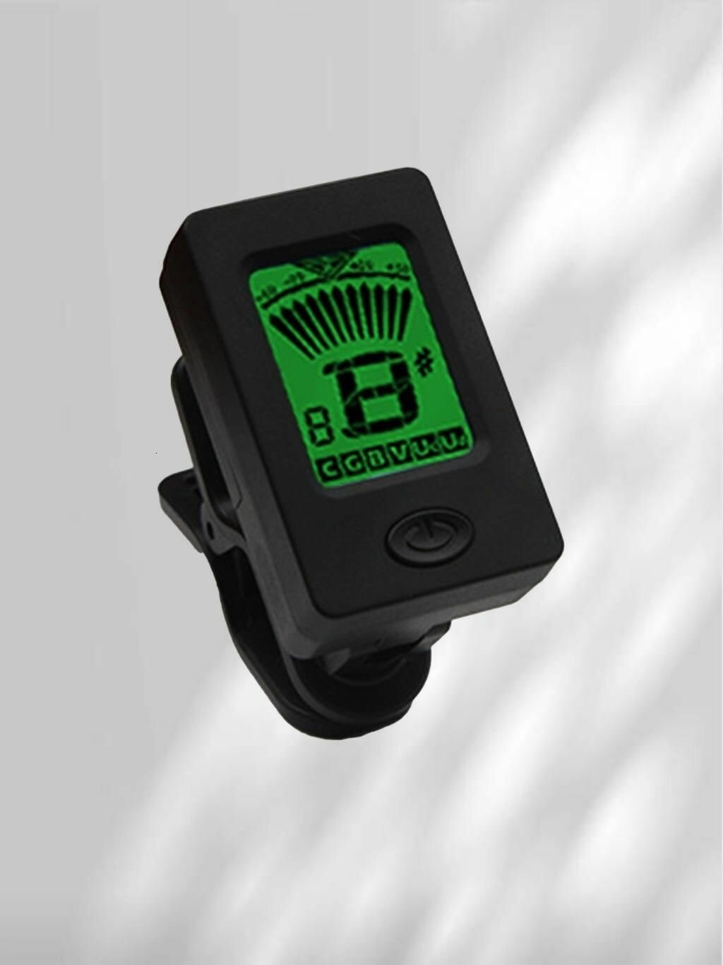 Клипса-тюнер для гитары с ЖК-дисплеем