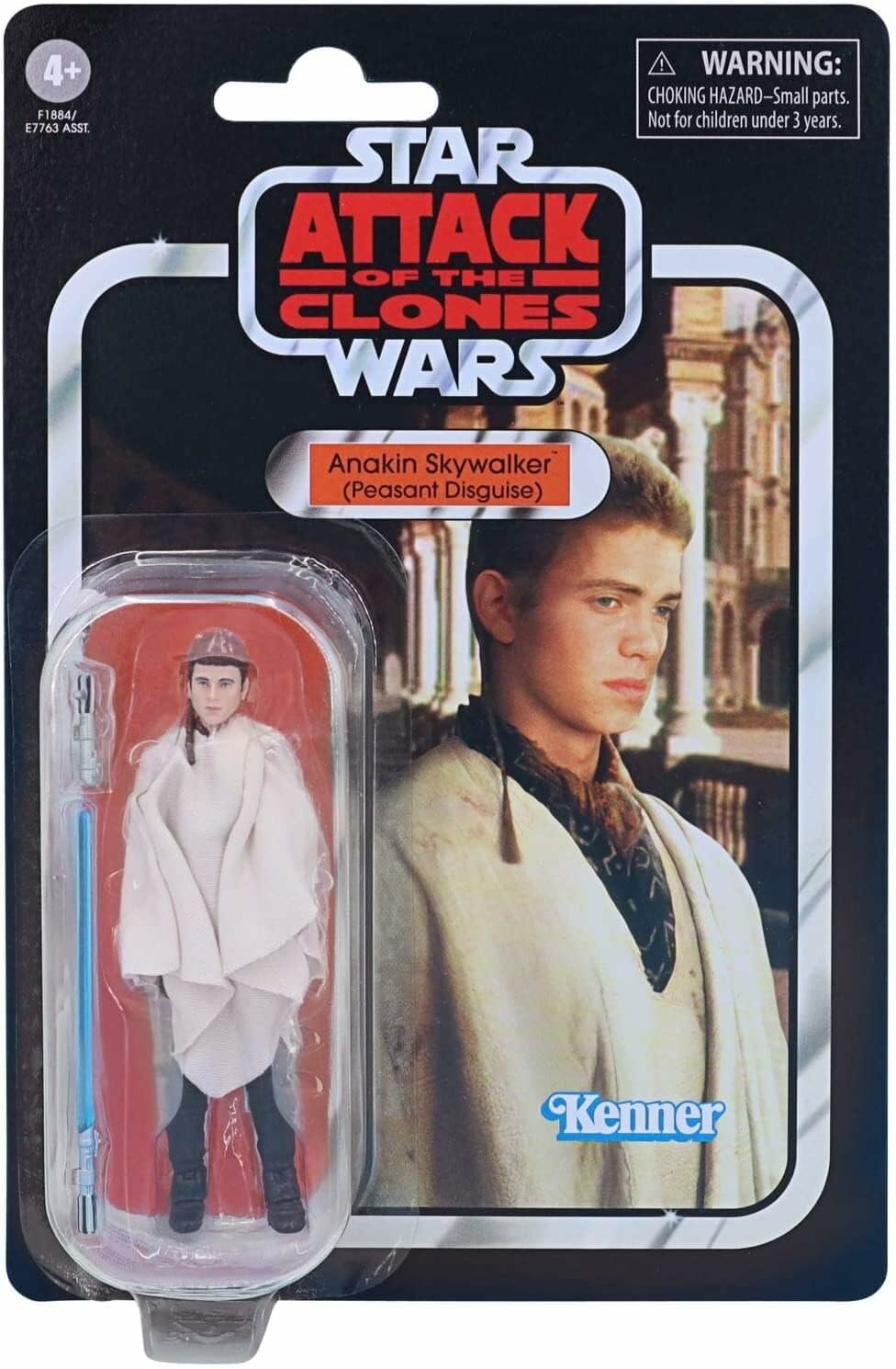Фигурка Hasbro Star Wars, винтажная коллекция: Энакин Скайуокер, Атака клонов, 3,75 дюйма
