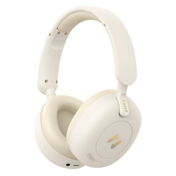 Беспроводные наушники Havit H655BT PRO бежевые