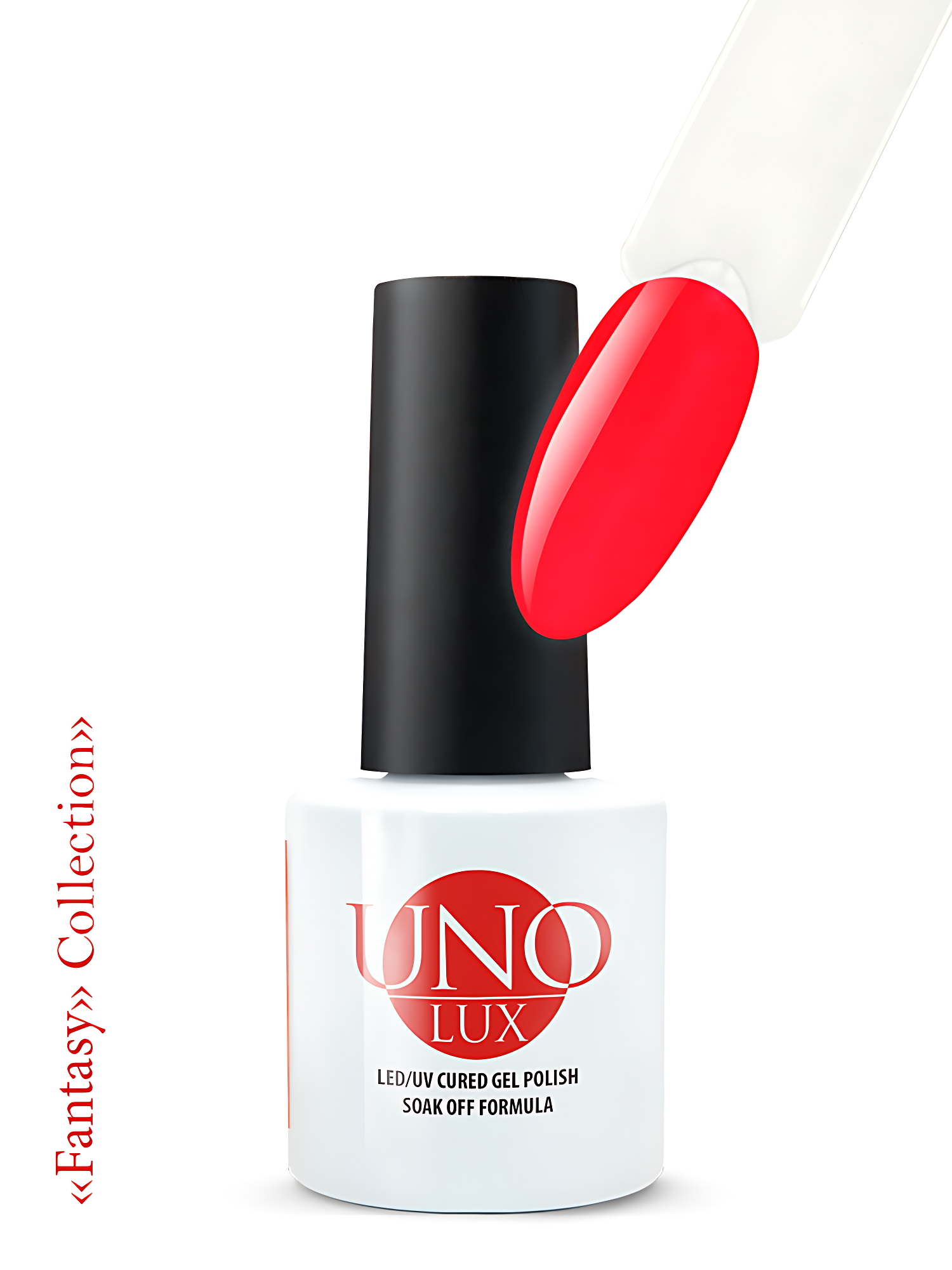 UNO Lux Гель-лак для ногтей №FN124 Scarlet Flower — «Аленький цветочек», 8мл