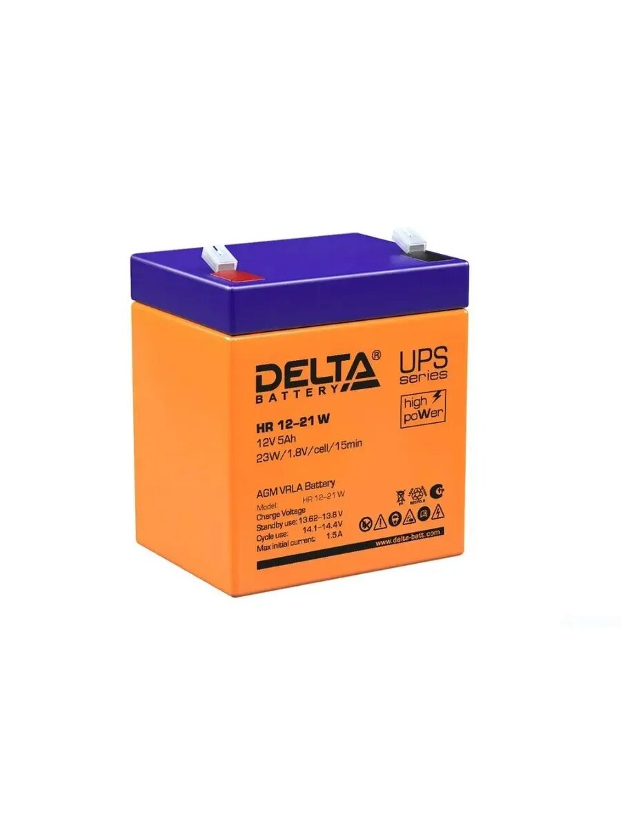 Аккумуляторная батарея для ИБП HR 12-21 W (5 А\ч, 12В)