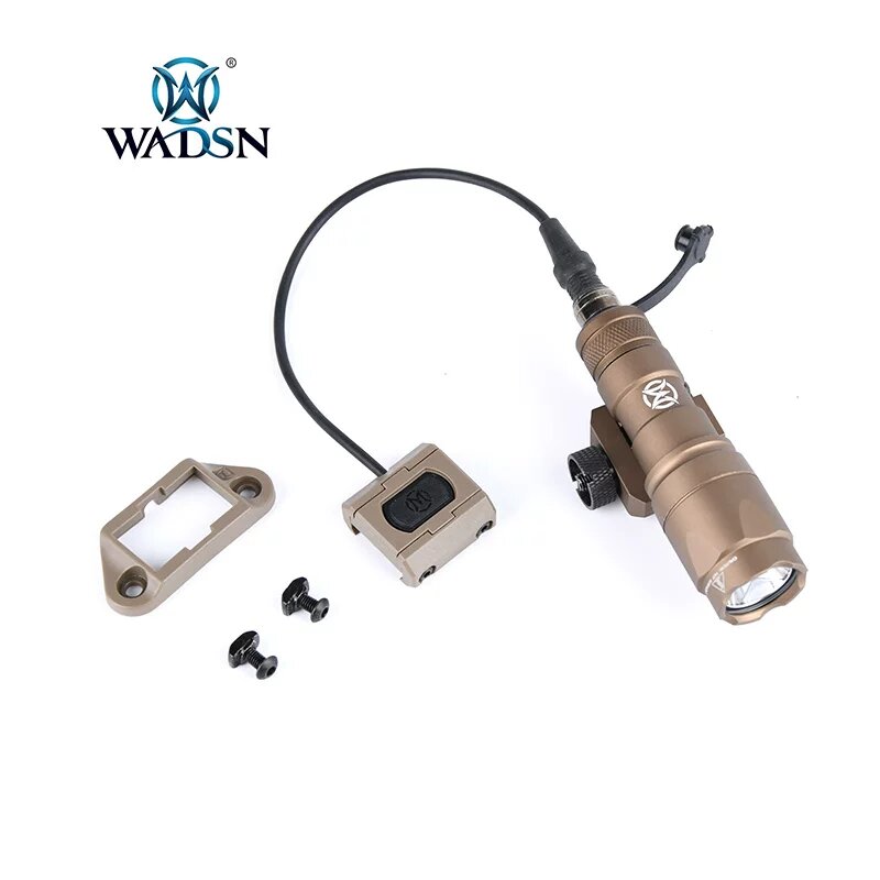 WADSN тактический фонарик M300A песочный цвет с гравировкой WADSN светодиодный яркий свет модульная кнопка хвостовой