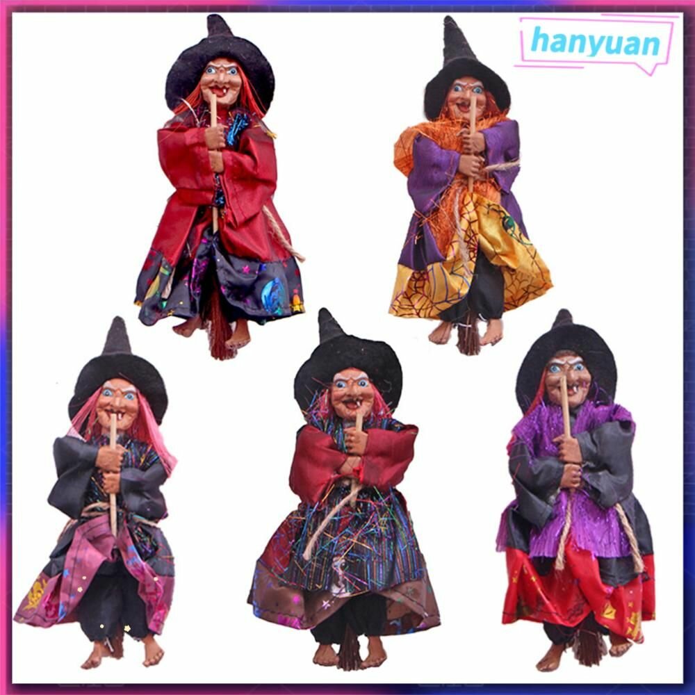 Висящая статуэтка ужасов ведьма