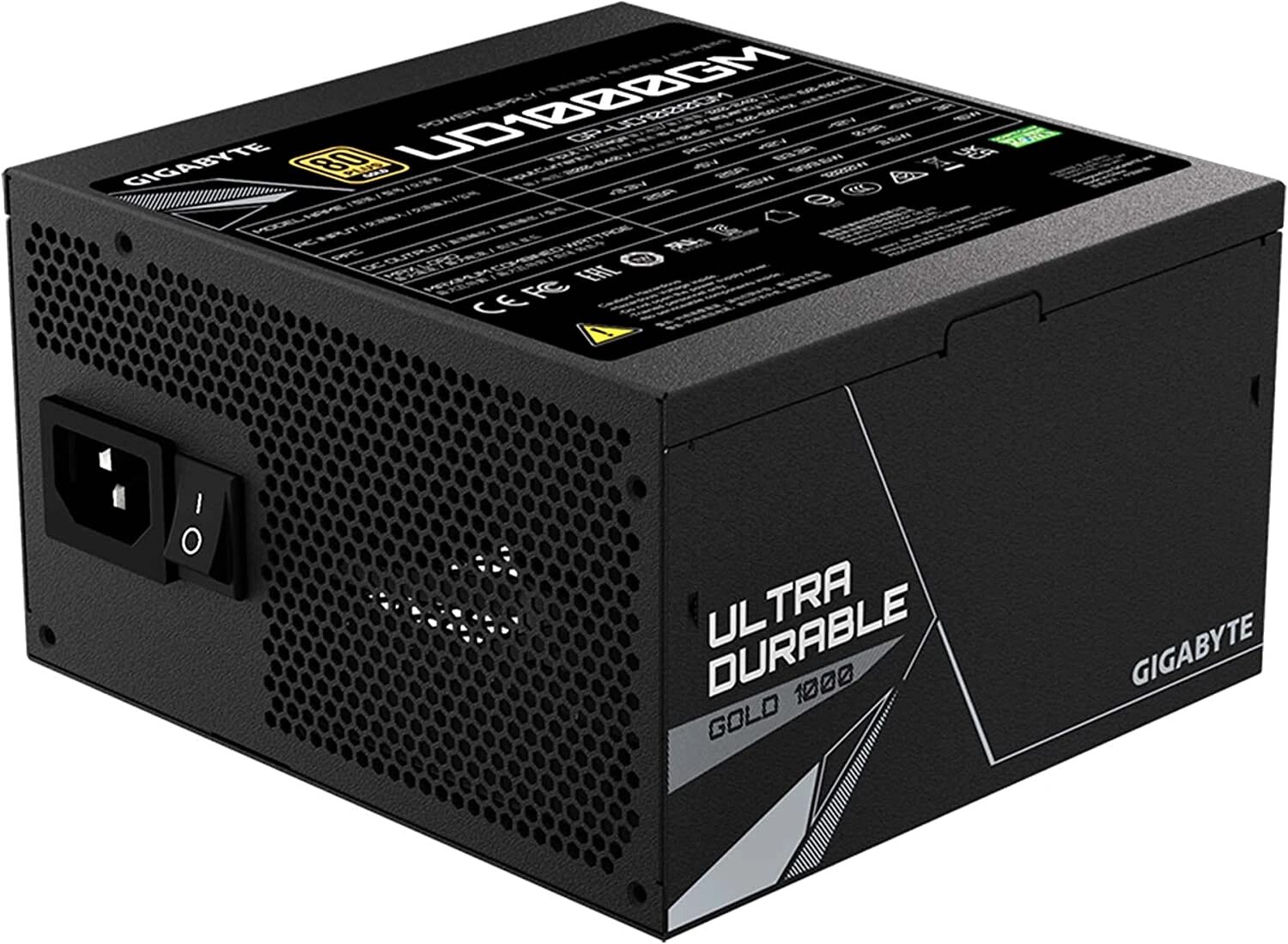 Блок питания Gigabyte ATX 1000W GP-UD1000GM 80+ gold (20+4p
