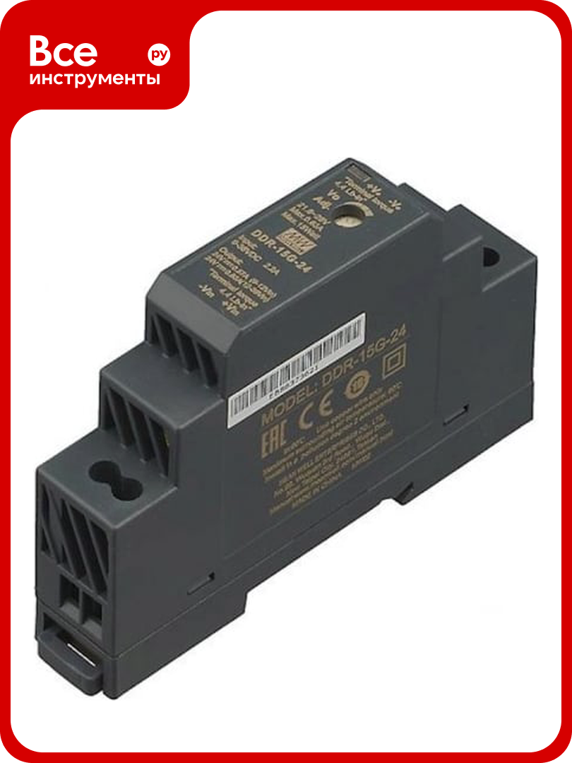Источник питания Mean Well, DC/DC DDR-15G-24 Т03006449