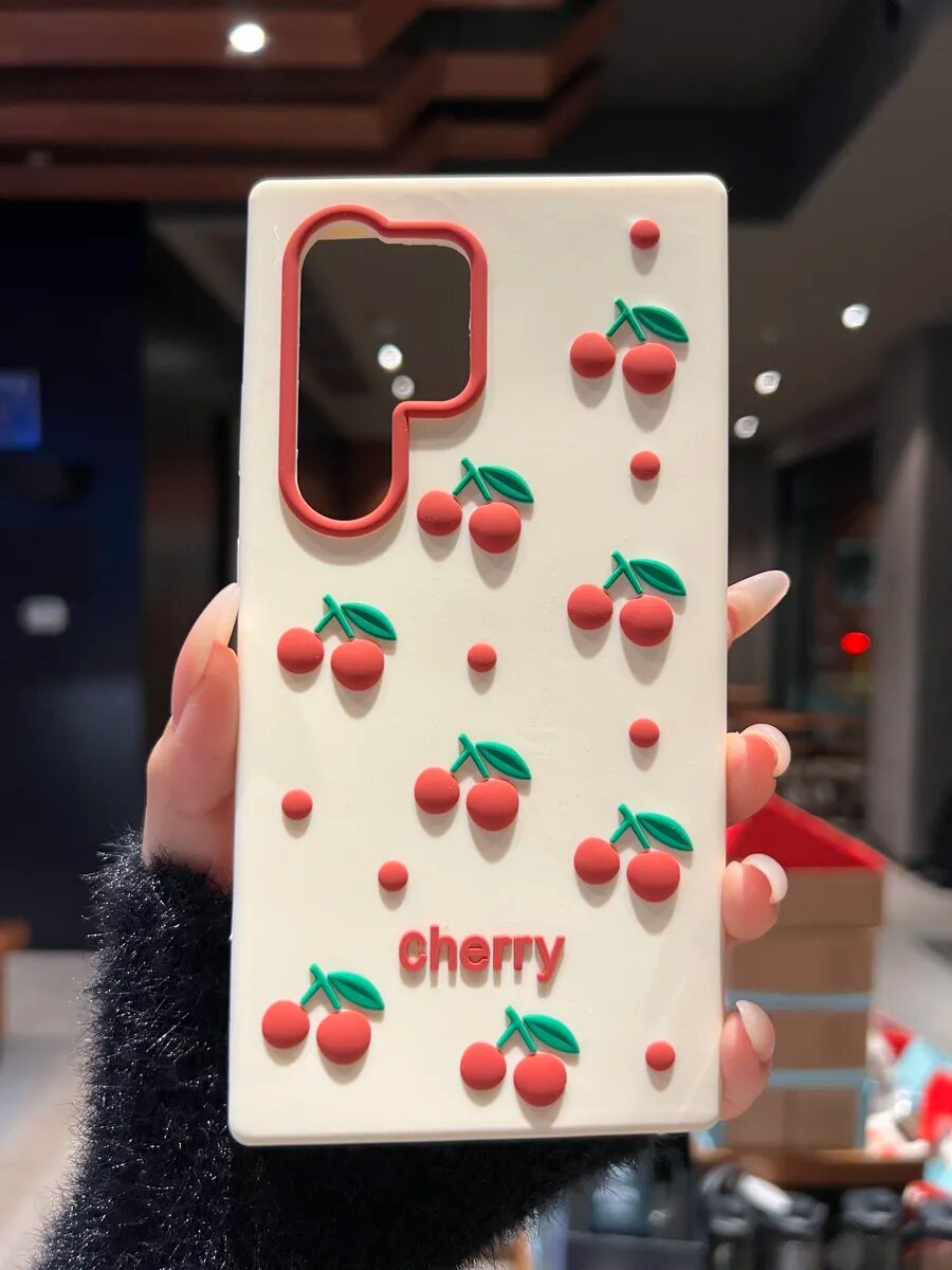 Чехол О'кейси, для Samsung S24 Ultra, с принтом, защита камеры, бежевый