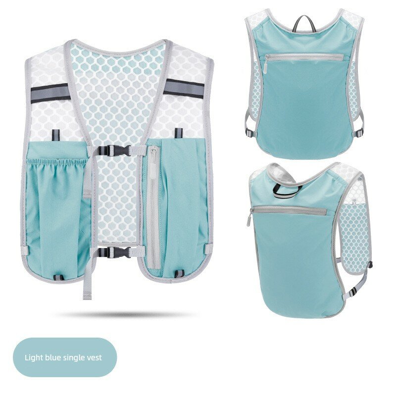 Спортивная сумка-жилет для походов, легкий рюкзак для бега, походов и велоспорта с отделением для бутылки с водой и