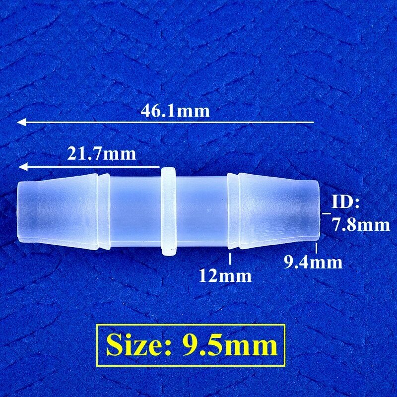 Прямые соединители SgooHan для аквариума 1,6~15,8 мм Синий, 9.5x9.5mm, 20 Pieces