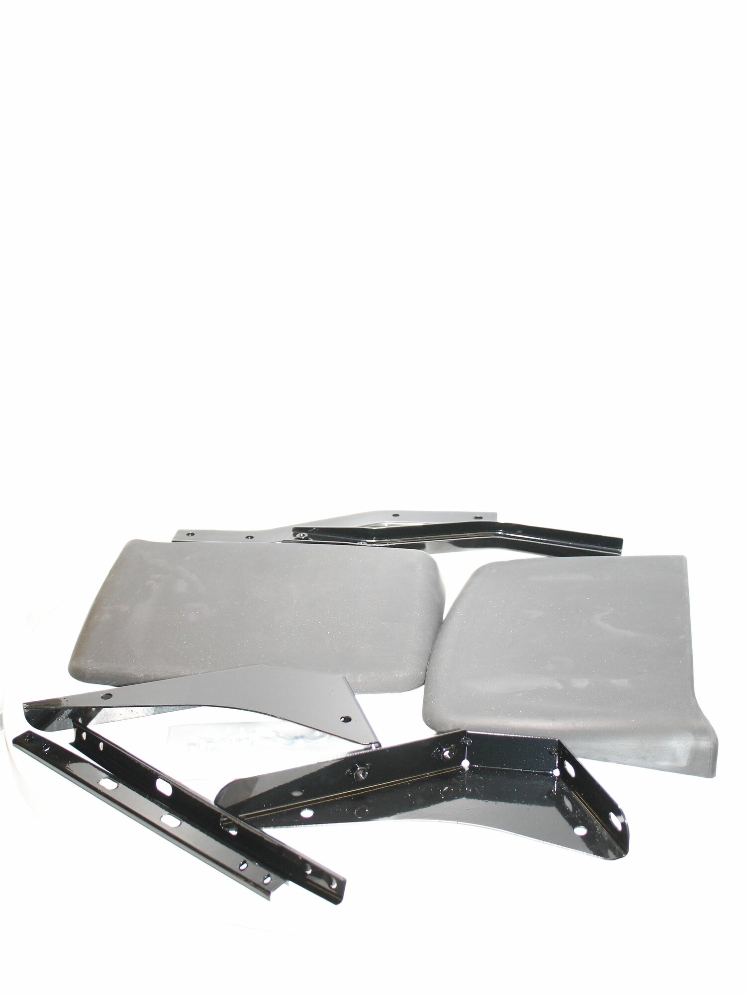 Брызговик резиновый задний, фартук для а/м УАЗ Патриот с 2019, комплект с крепежом