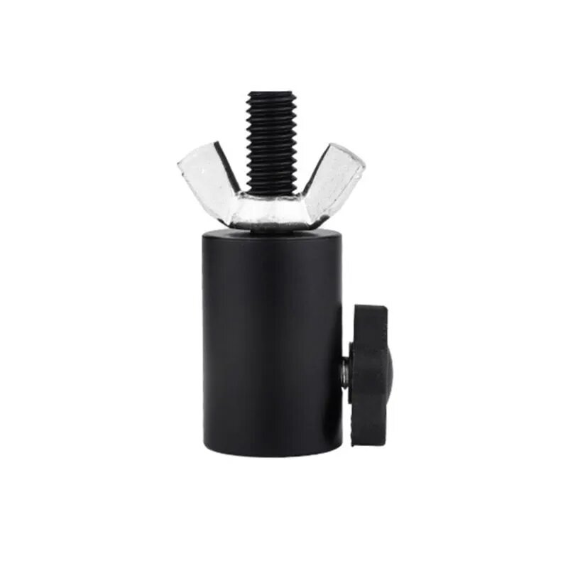 Адаптер для штатива 25мм на 3/8 дюйма/M10 с винтовой ручкой для LED мониторов и вспышки, - Интерфейс M10