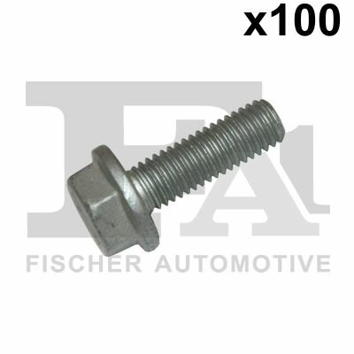 Болт M8*25 шестигранный фланцевый MAN/MB OM501/502/Iveco/Sitrak/Howo 98208F24100 (FA1)