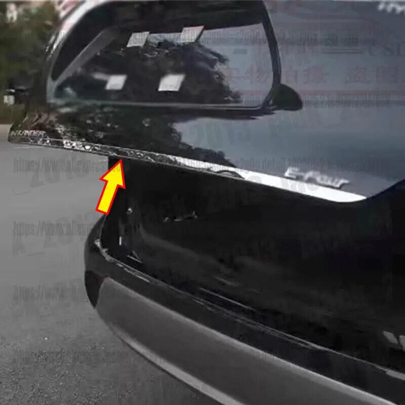 Для Toyota Highlander 2020-2023 нержавеющая хромированная задняя дверь багажника, крышка багажника, накладка, автомобильные аксессуары