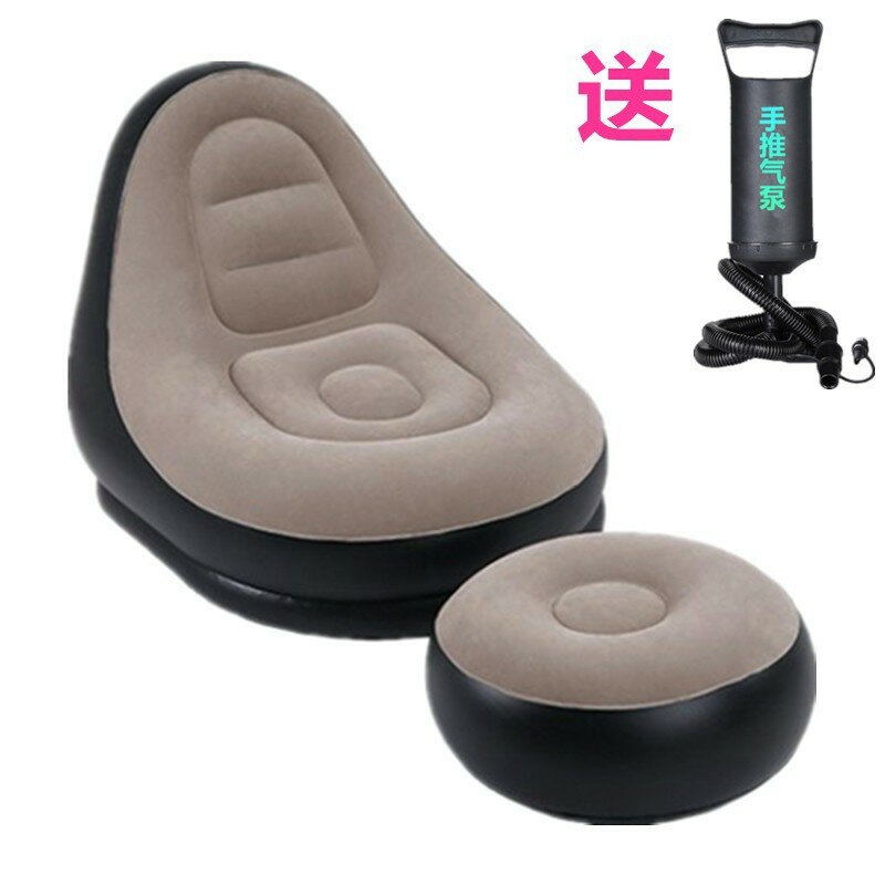 Кросс-бордерный в наличии утолщенный надувной ленивый диван с подставкой для ног, диван-реклайнер, портативное хранение, воздушное кресло