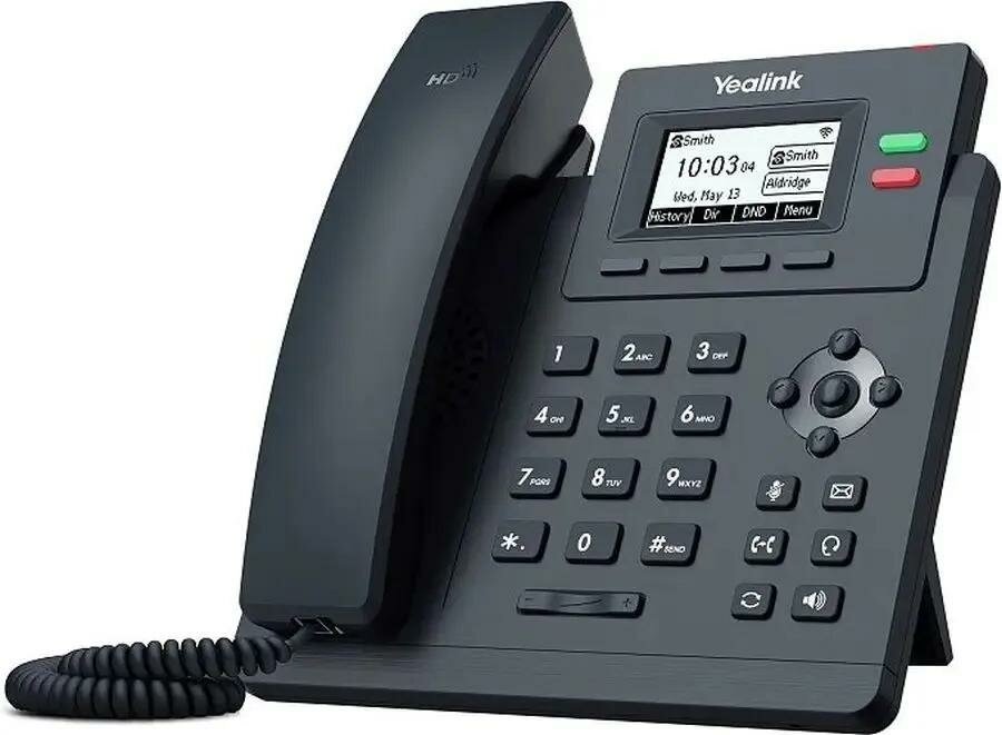 Телефон IP Yealink SIP-T31W, черный