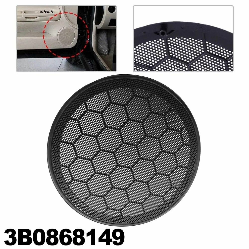 Решетка динамика двери OEM 3B0868149 черная, новая пластик для Golf 2000-2004, Passat 1998-2001, простая установка