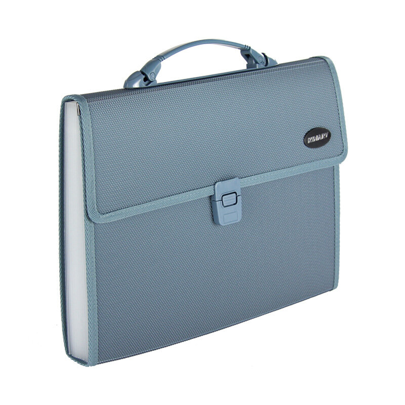 Сумка-органайзер Jindeli, синяя, многослойная, для хранения банкнот