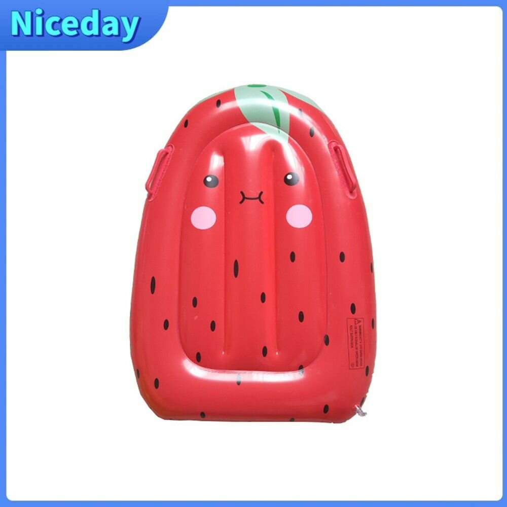 Надувная Доска Для Серфинга с Ручками в Форме Клубники для Бассейна