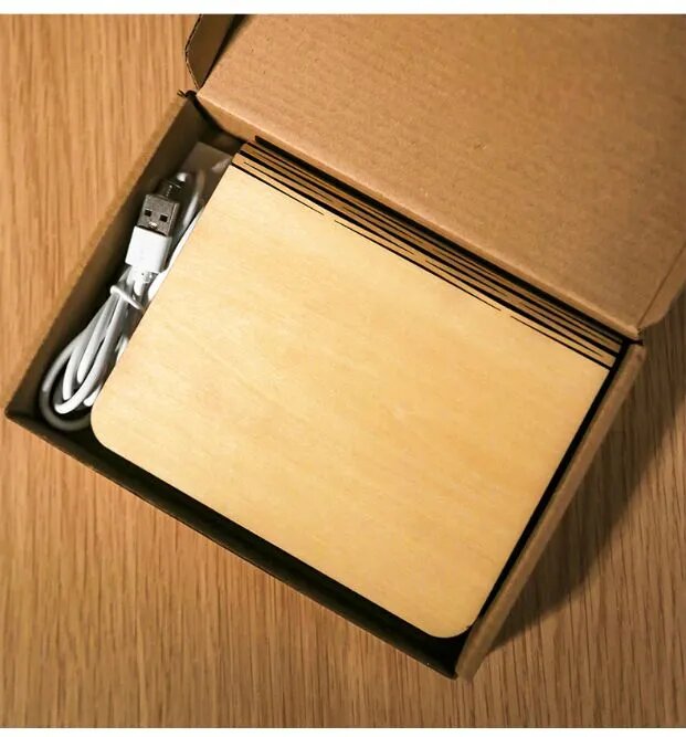 Ночник Светодиодный настольный светильник в виде книги с USB-разъемом для зарядки — фото 1