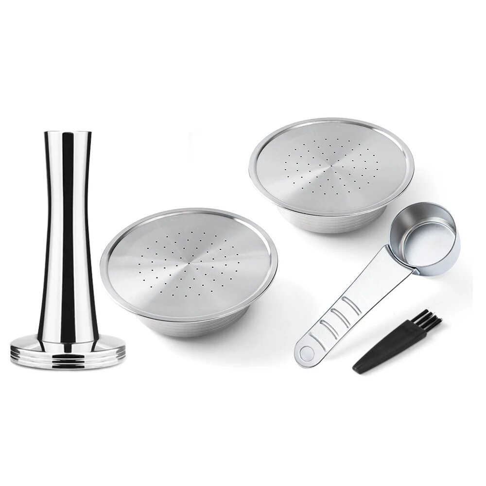 Многоразовый капсульный фильтр iCafilas для Philips Senseo из нержавеющей Серебряный, 2pc-ss-ti