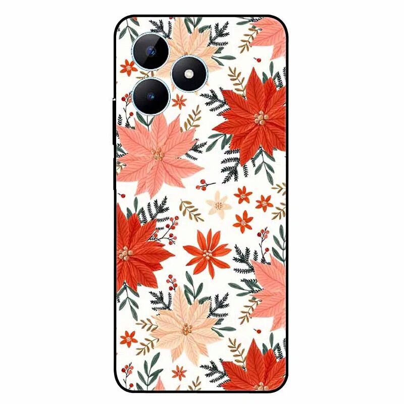 Для Realme Note 50, силиконовый роскошный мягкий чехол из ТПУ для Realme Note 50 4G, бампер для 53