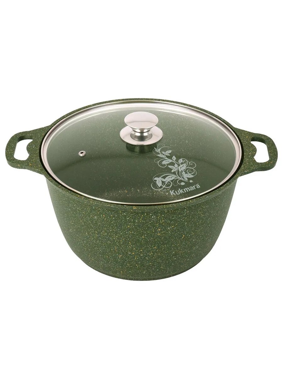 Кастрюля с крышкой Kukmara Trendy style антипригарная, 6 л