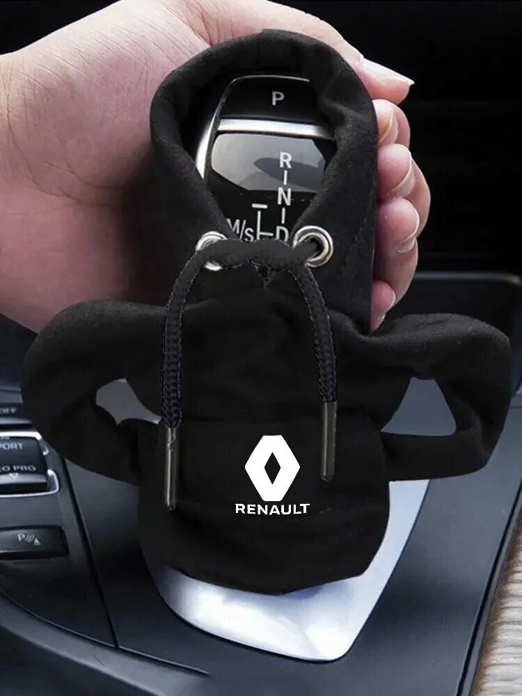 Автомобильная модная толстовка с капюшоном, чехол для ручки переключения передач, чехол для Renault.