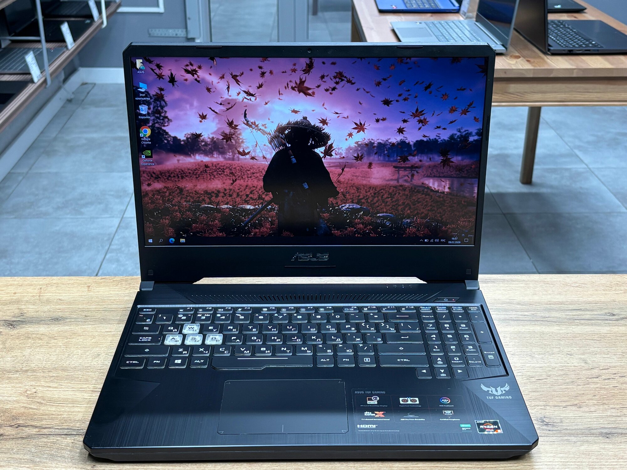 Игровой ноутбук Asus TuF Gaming AMD Ryzen 5 3550H/16GB DDR4/GTX1050 3GB/256GBSSD/Win10 ProB. Товар уцененный