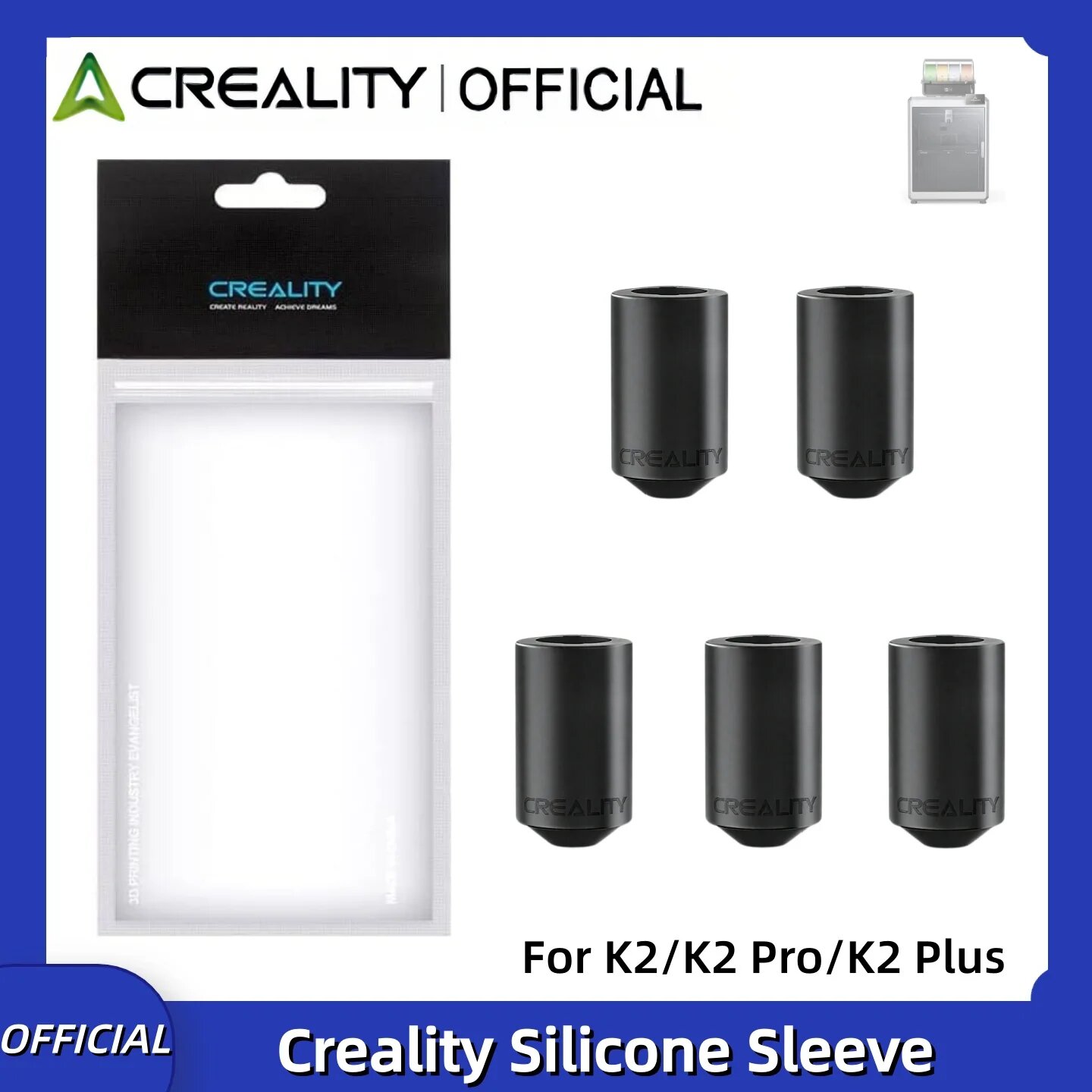 Creality Silicone Sleeve для K2/K2 Pro/K2 Plus