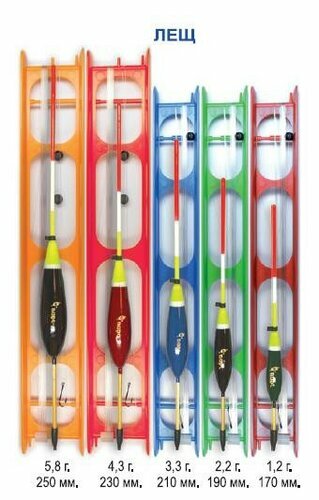 Удочка летняя Пирс оснащ. Бамбук Лещ 190мм 2,2г