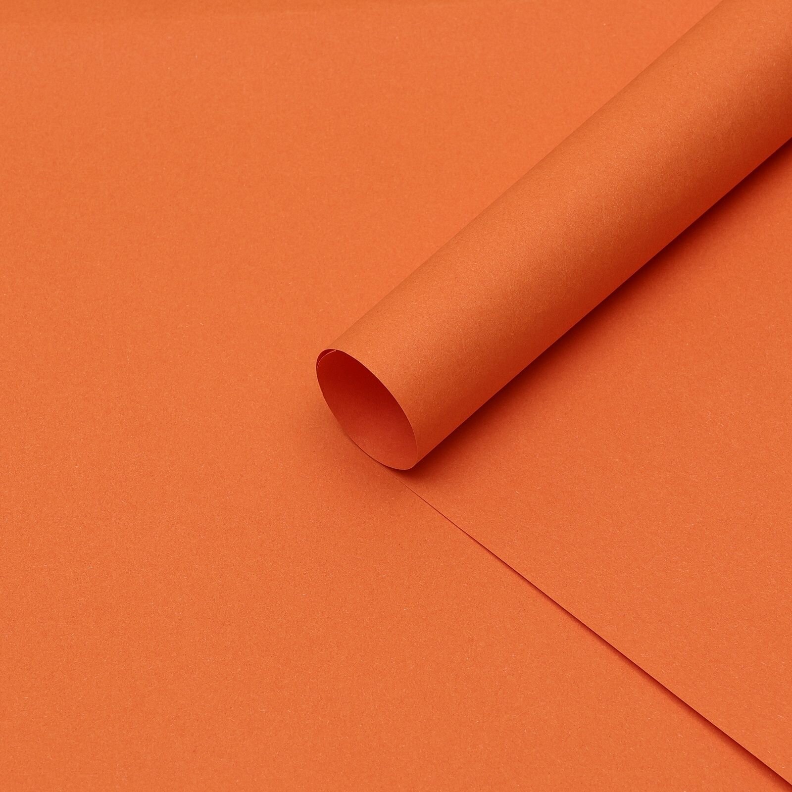 Набор Бумаги упаковочной, 10 шт. крафт Оранжевый , 50 х 70 см