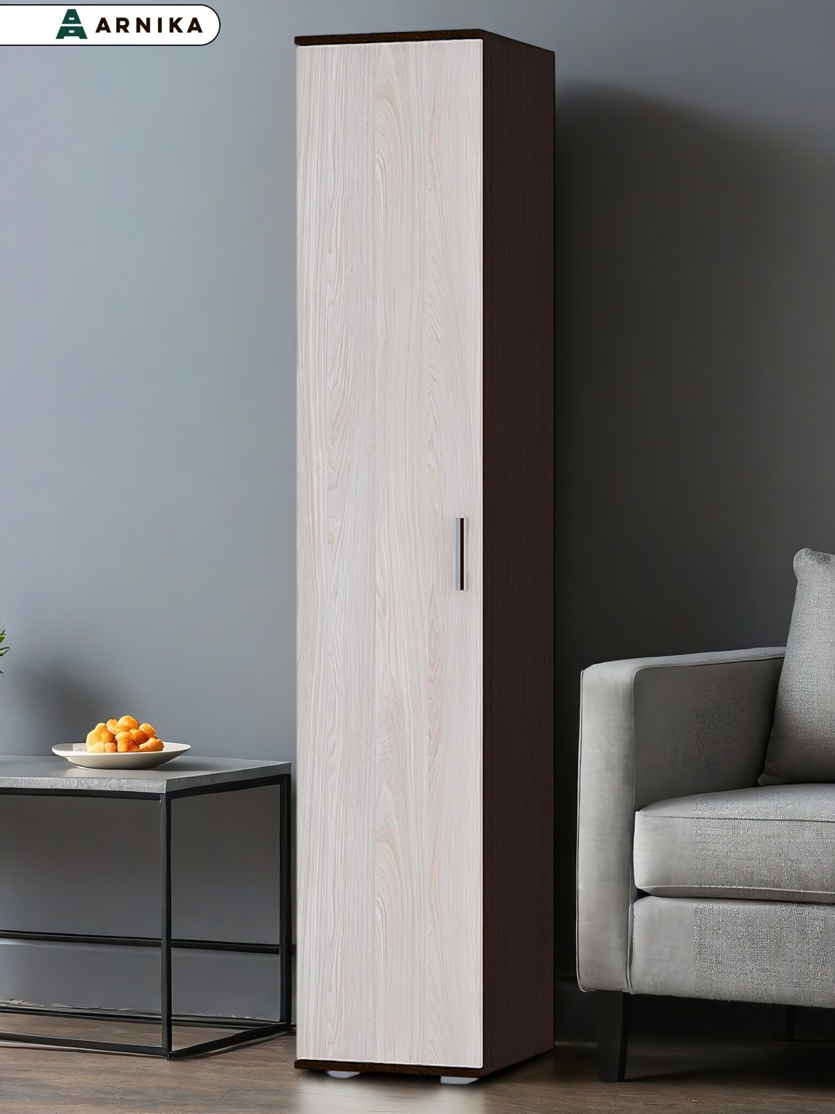 Шкаф-пенал ARNIKA Белла, ЛДСП, современный стиль, универсальный угол