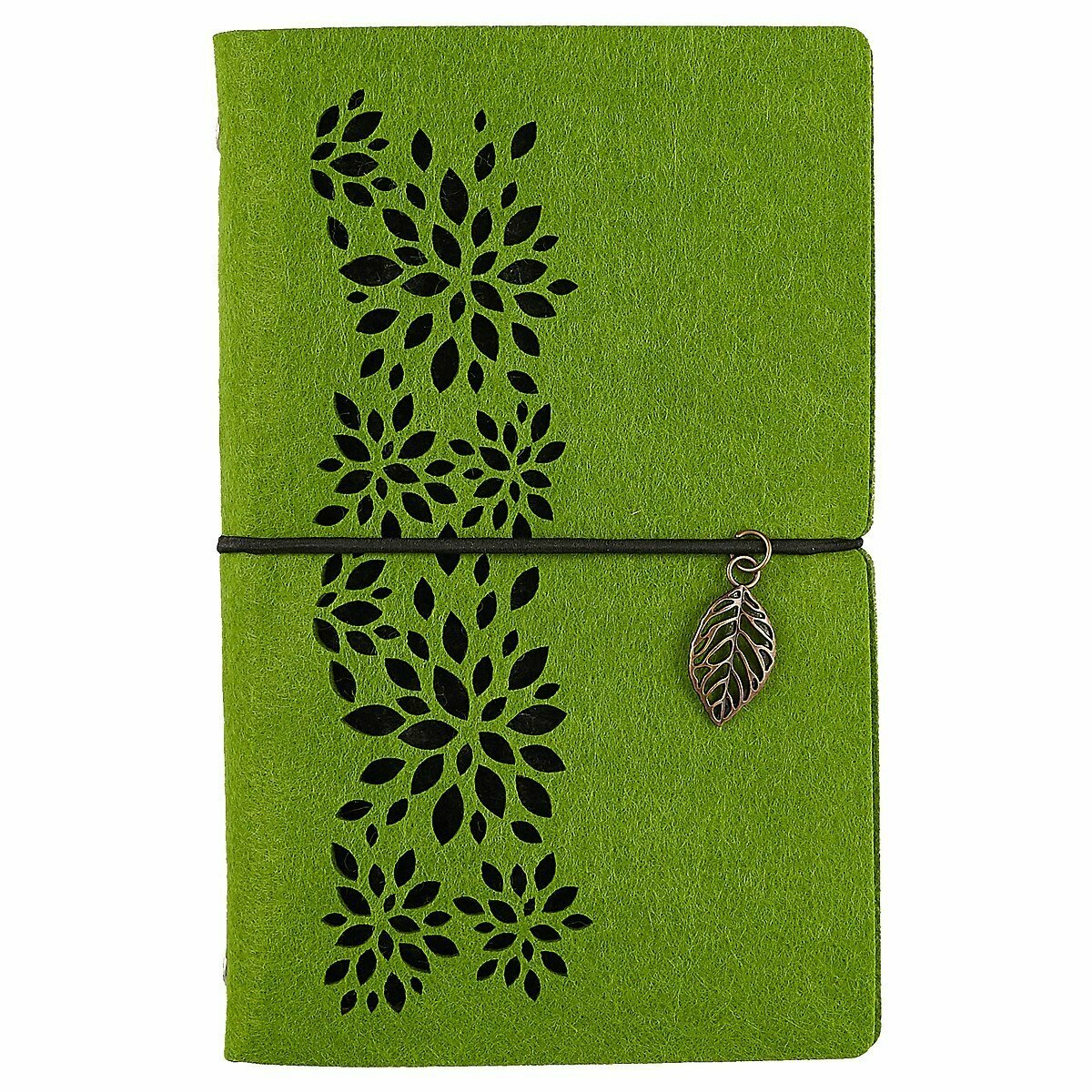 Записная книжка «Ноутбук», салатовый фетр, 96 листов, А6