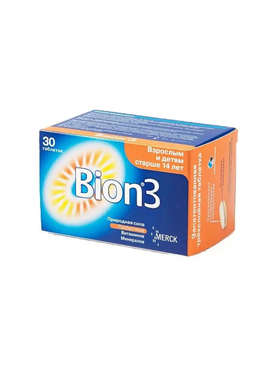 Бион 3 30 шт. таблетки массой 1050 мг