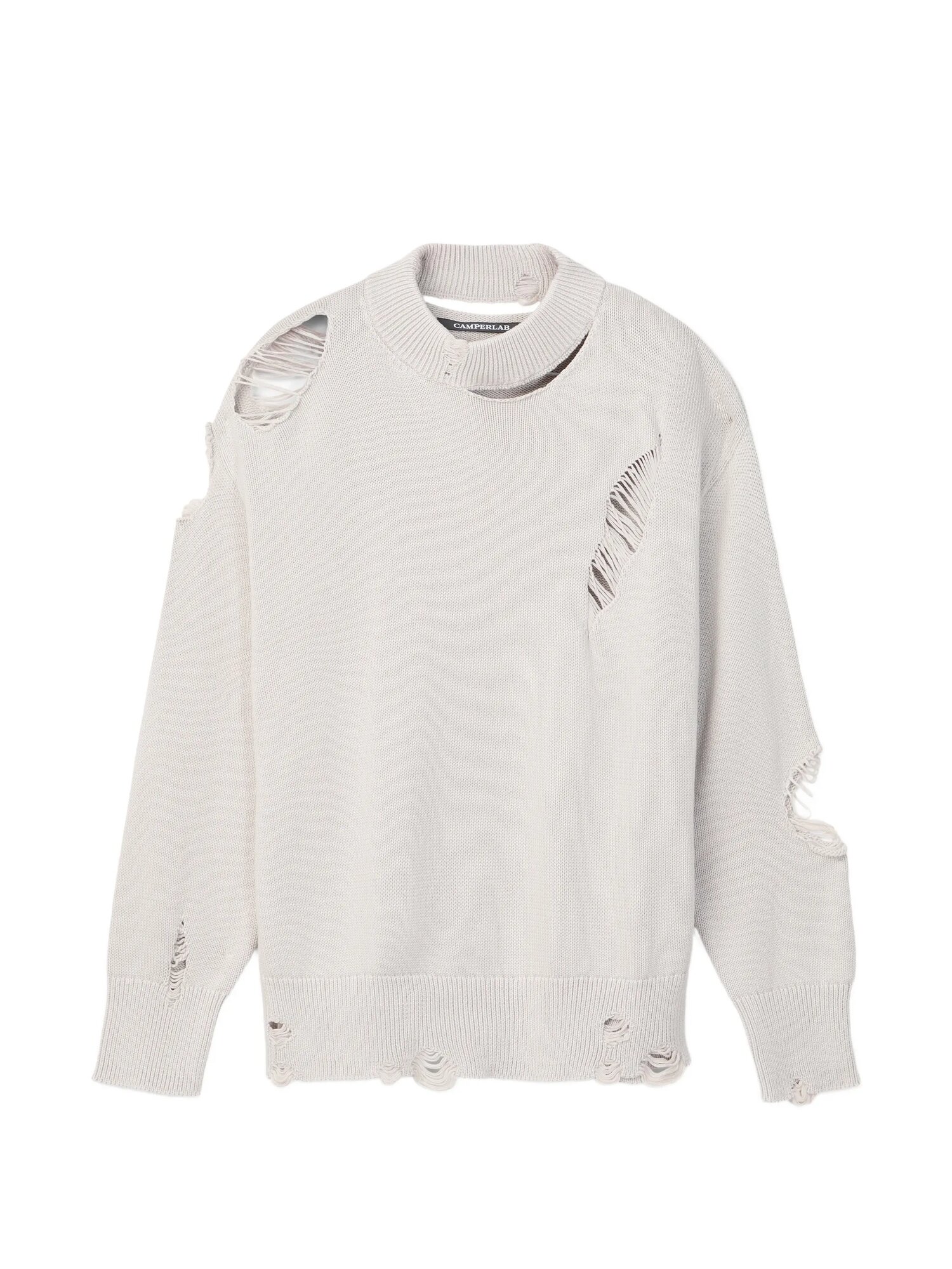 Свитер Distressed crewneck sweater