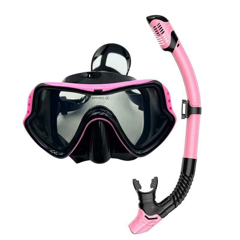 Маска для снорклинга Sanbao 2025, модель для подводного плавания, комплект с полностью сухим шноркелем, оборудование для плавания и снорклинга.
