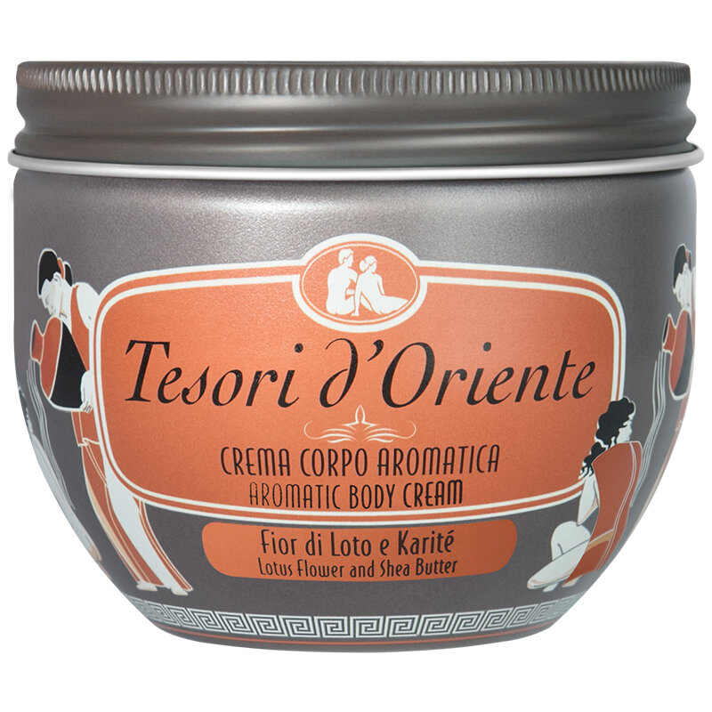 Крем для тела унисекс Tesori D'Oriente 5706922 2 шт. 300 мл Итальянская версия увлажняющий ароматный, долговременный аромат