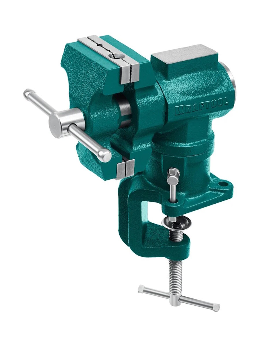 Тиски KRAFTOOL 3D-MINI 32714-65, многофункциональные, 65/38 мм